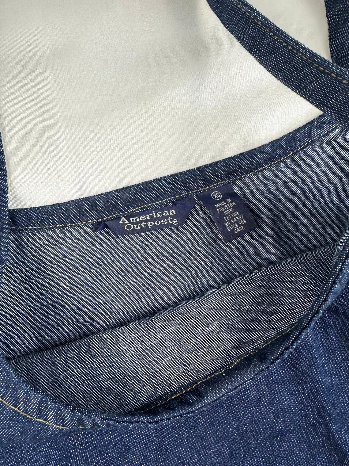 Vintage 2000s Denim Tank Top XS - Etsy