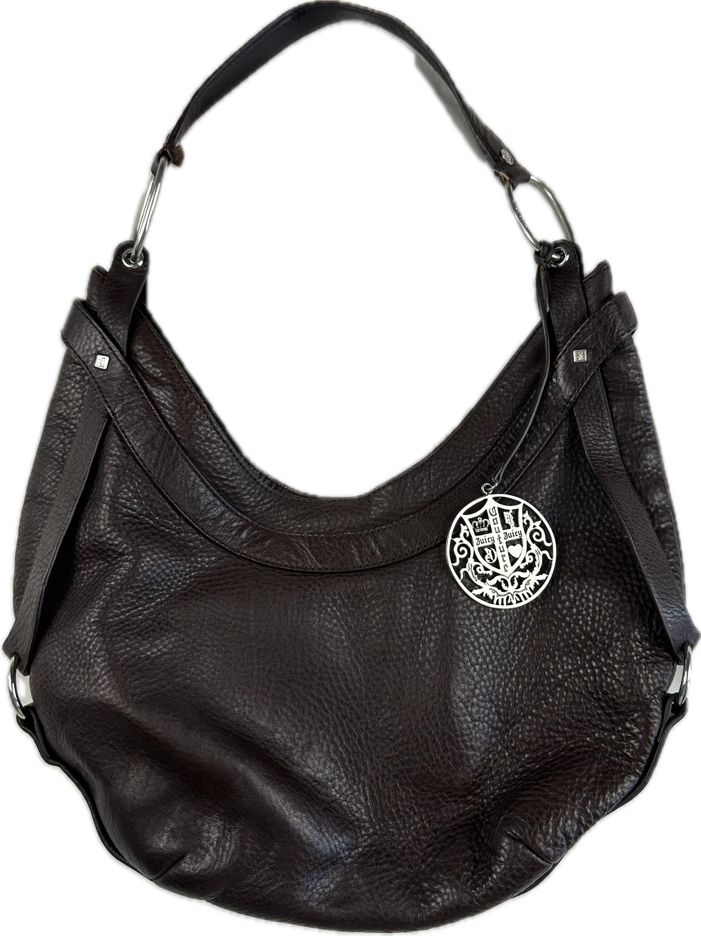 Vintage 2000's Brown Leather Purse by Juicy Couture - Etsy