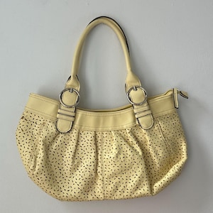 Vintage 2000’s Butter Yellow Shoulder Bag - Etsy