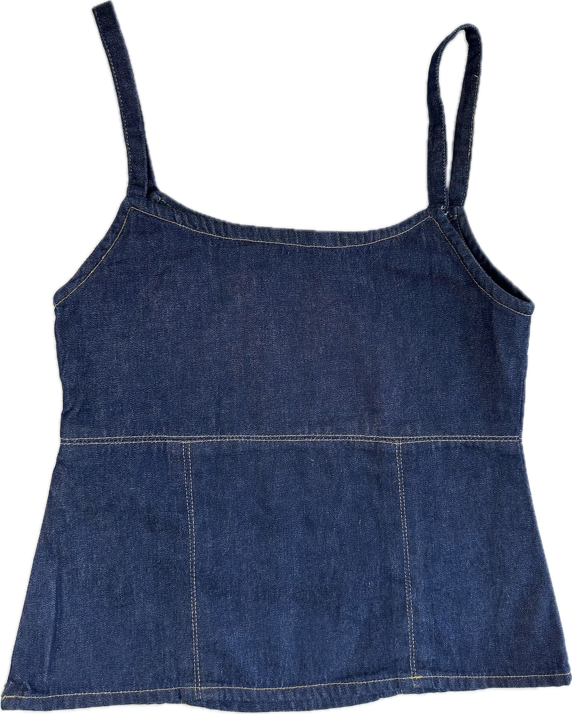Vintage 2000s Denim Tank Top XS - Etsy