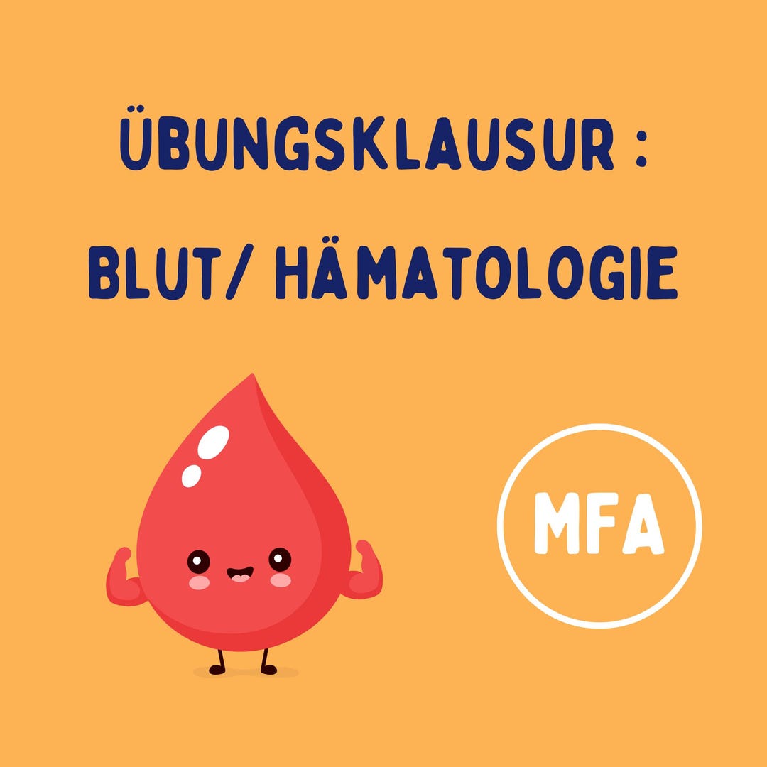 Practice Exam "blood/hematology" (30 Questions) for MFA - Etsy