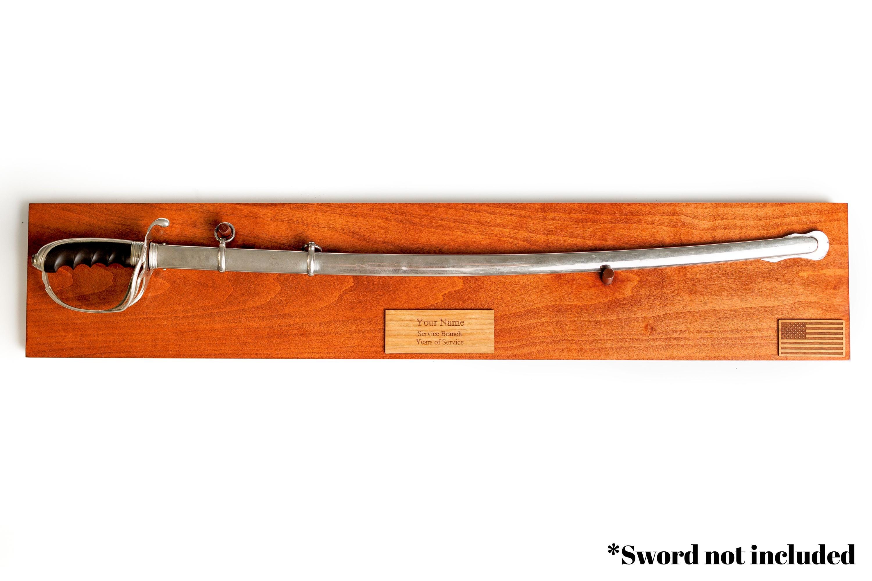 Army Officer Sword Display / Officer Commissioning Gift / ROTC Grad ...