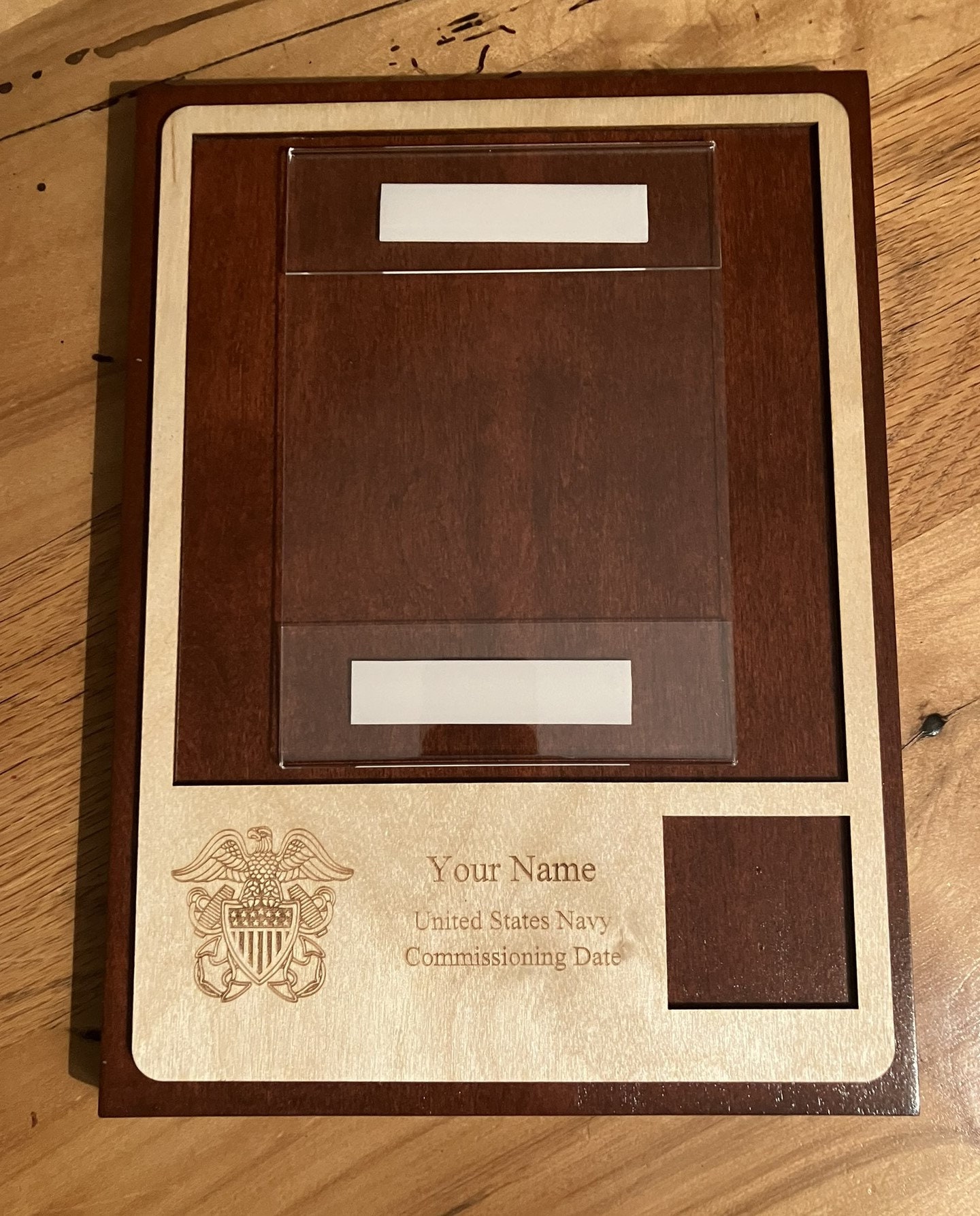 Navy Officer Commissioning Plaque / Naval Academy Gift / OCS and ROTC ...
