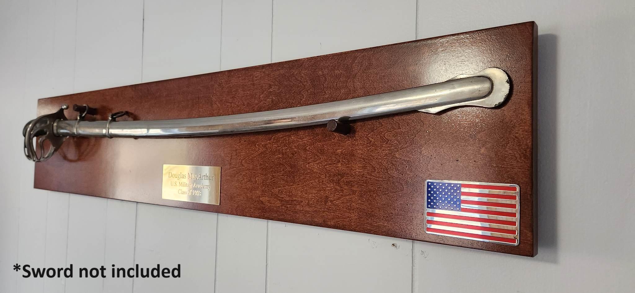 Army Officer Sword Display / Officer Commissioning Gift / ROTC Grad ...