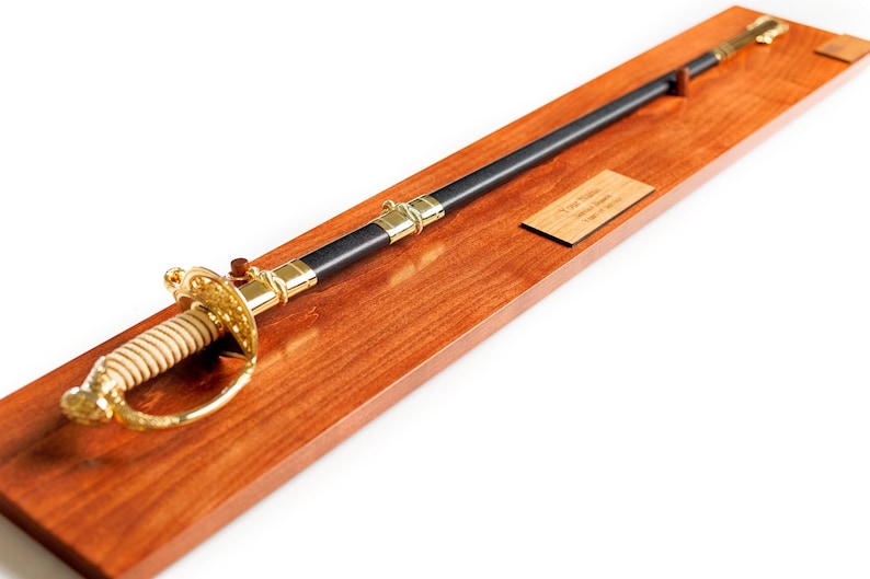 Navy Officer Sword Display, USNA Graduation Gift for Navy Officer ...