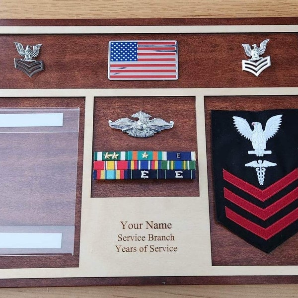 Military Uniform Shadow Box - Etsy