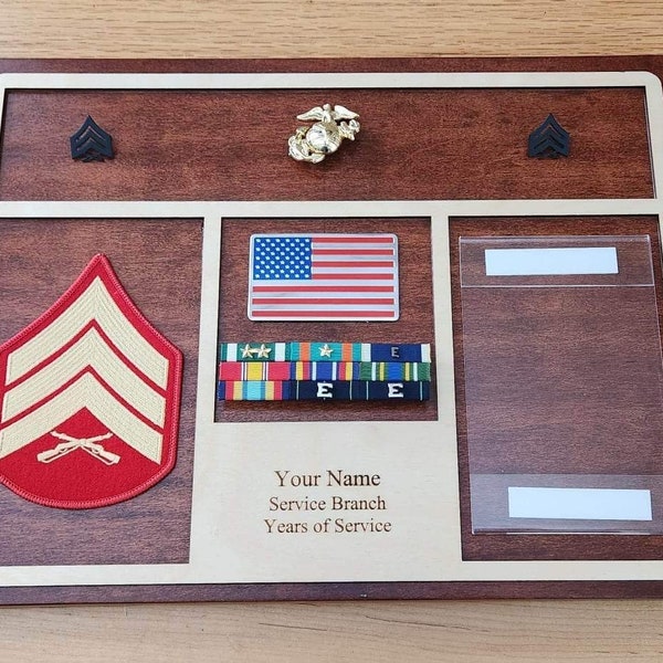 Military Uniform Shadow Box - Etsy