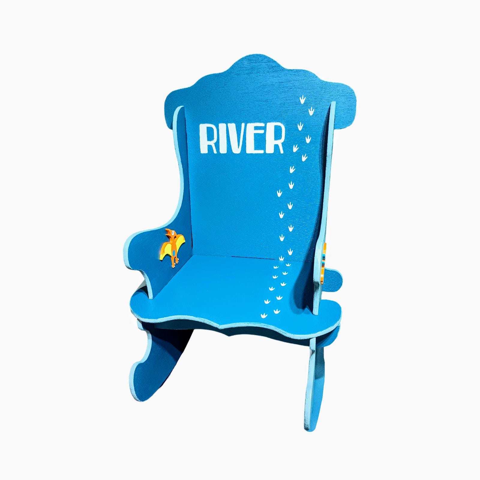 Kids Dinosaur Puzzle Rocking Chair - Etsy