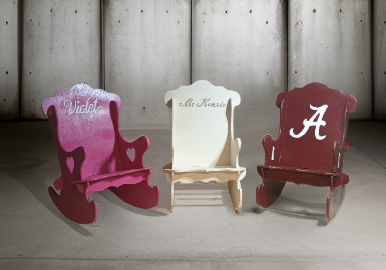 Personalized Kids Puzzle Rocking Chair - Etsy
