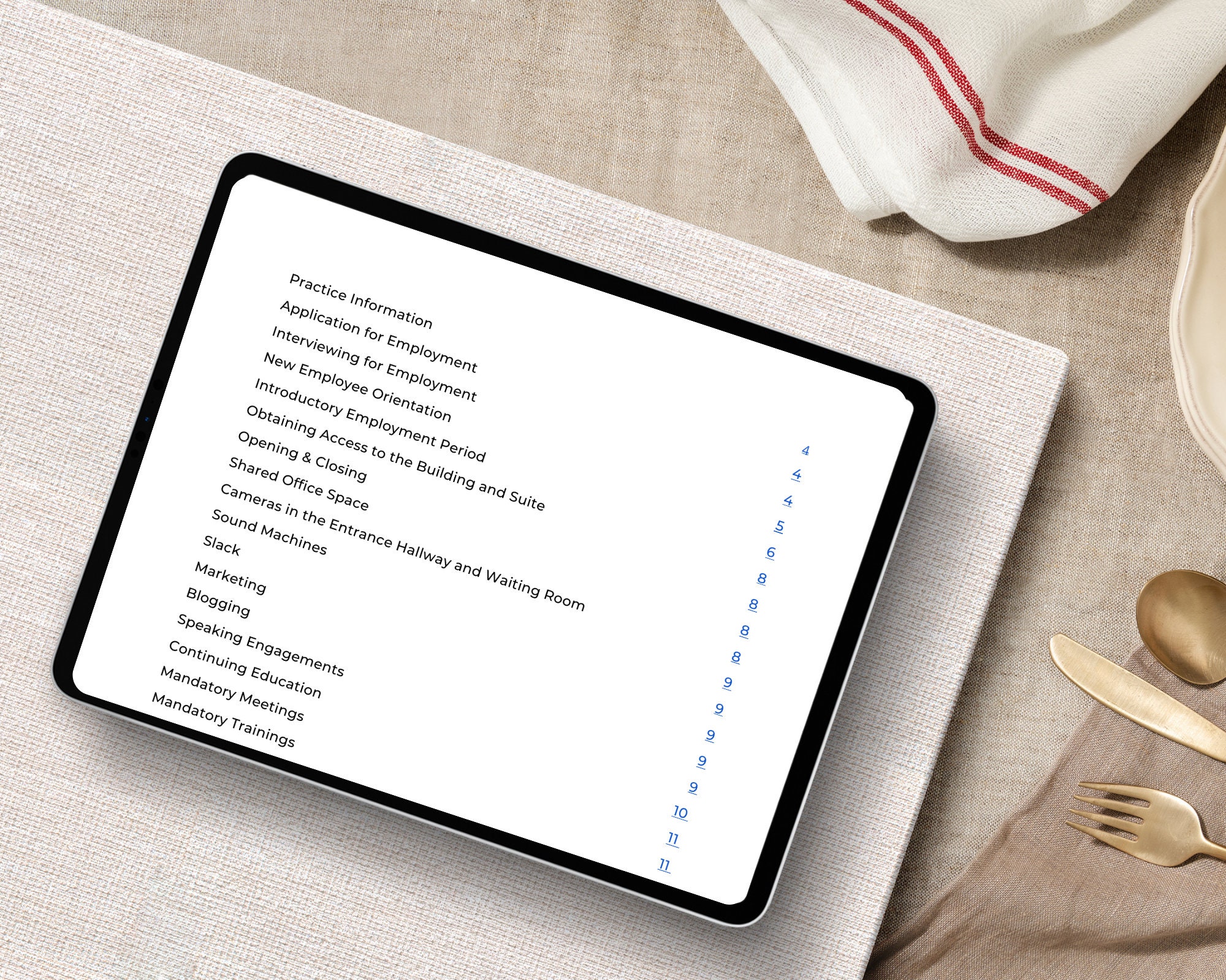 Policies and Procedures Manual, Employee Handbook, Human Resource Guide, Business Template ...