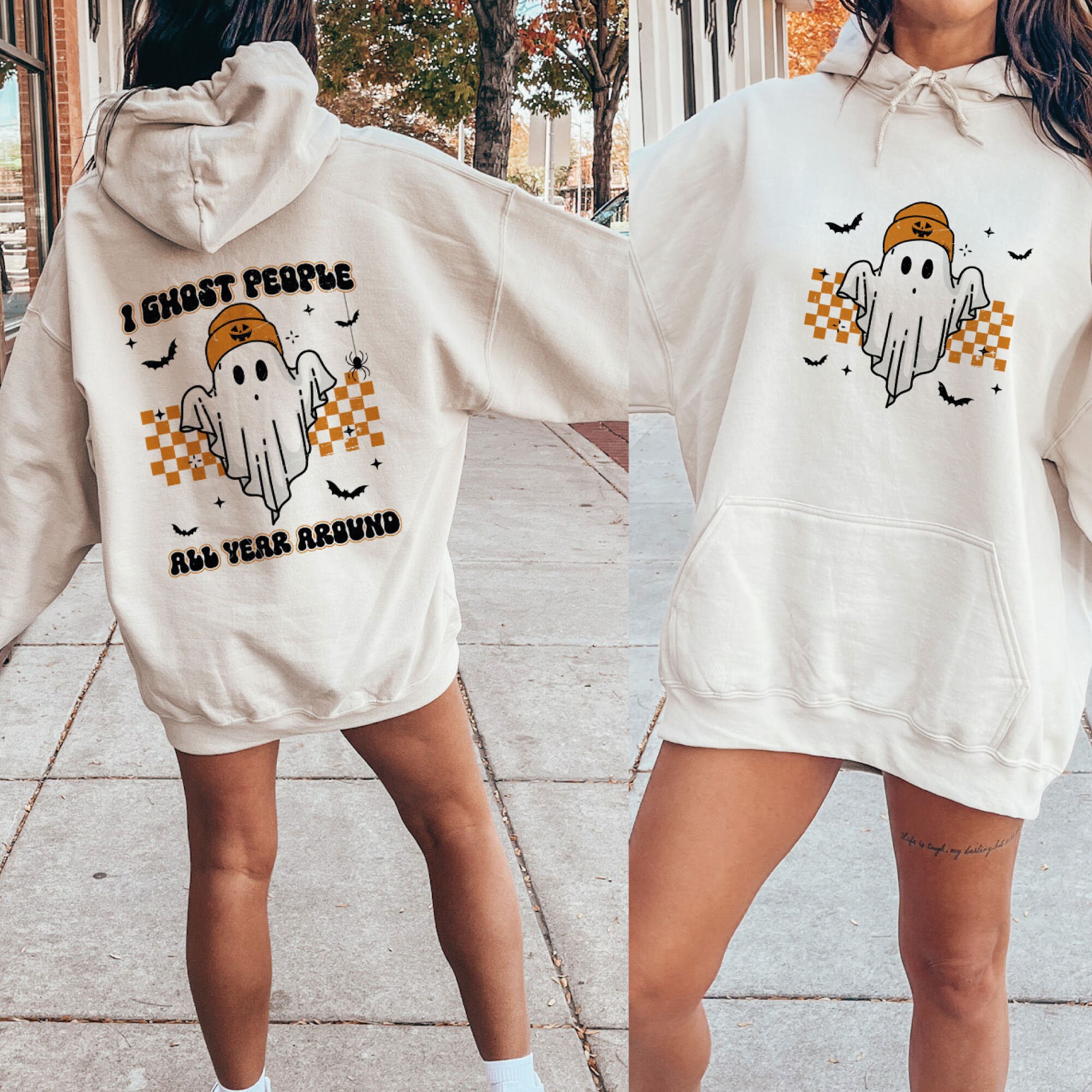 Ghost People Year Round Cool Ghost Halloween Retro - Etsy