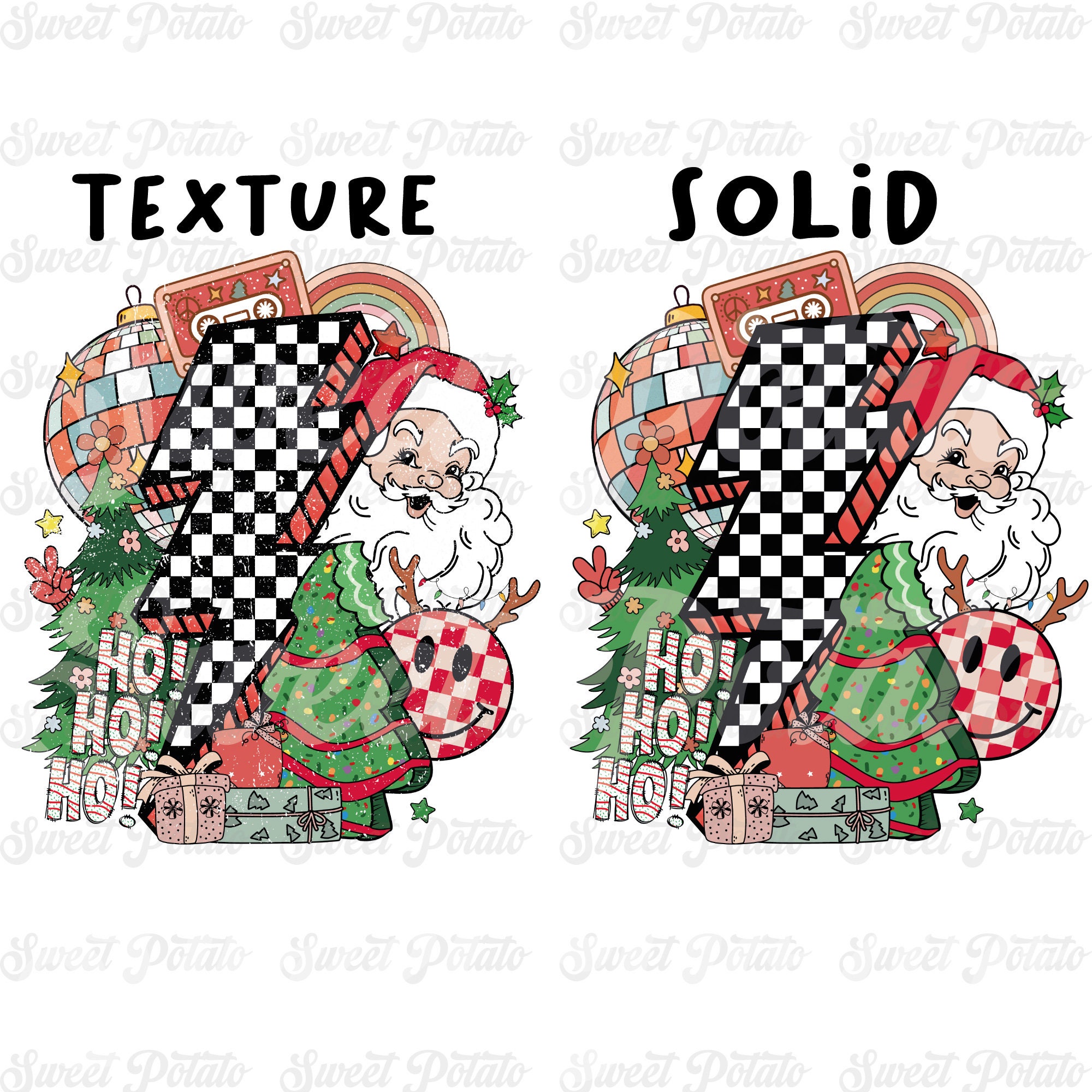 Retro Christmas Png, Santa Claus Png, Christmas Png, Christmas ...