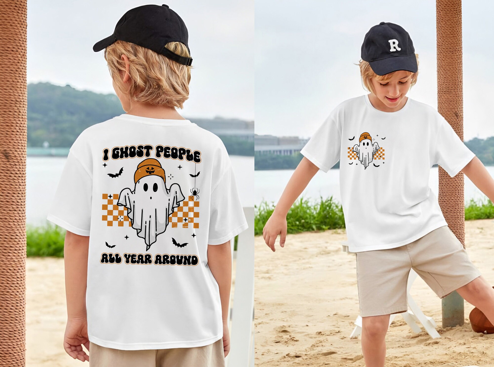 Ghost People Year Round Cool Ghost Halloween Retro - Etsy