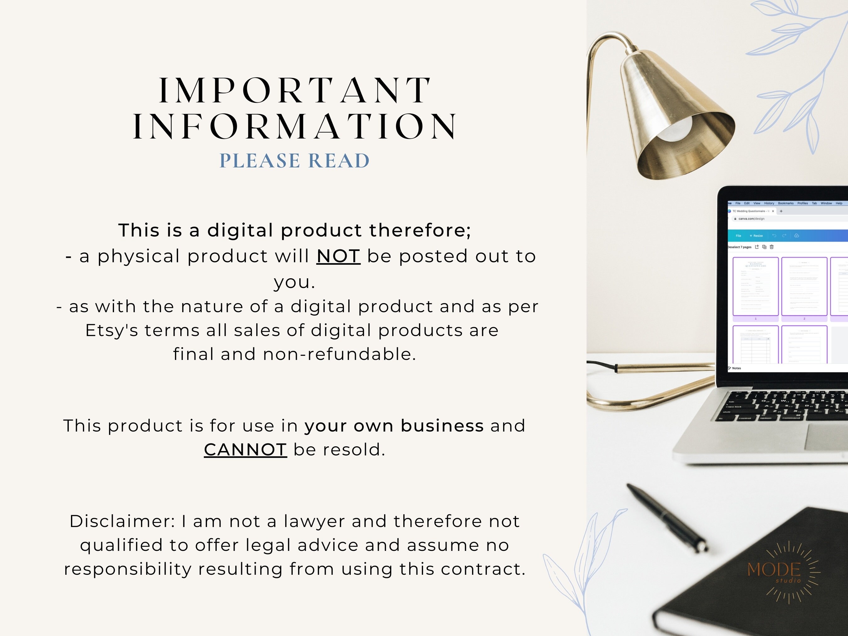 Printable Wedding Client Intake Form Template Photography - Etsy