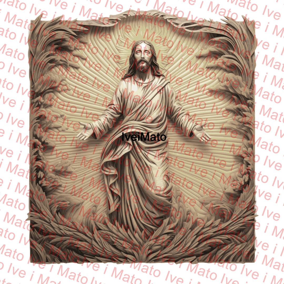 Laser Burn PNG | Jesus SVG and PNG | Digital Design | Xtool | Glowforge ...