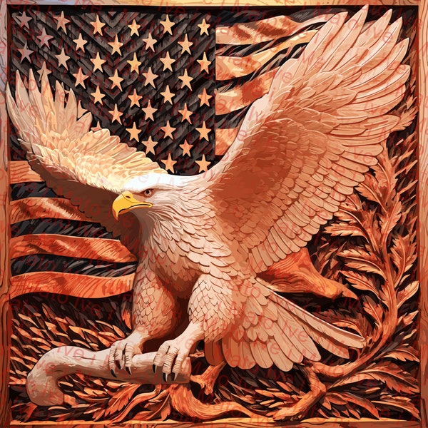 American Flag Lightburn - Etsy