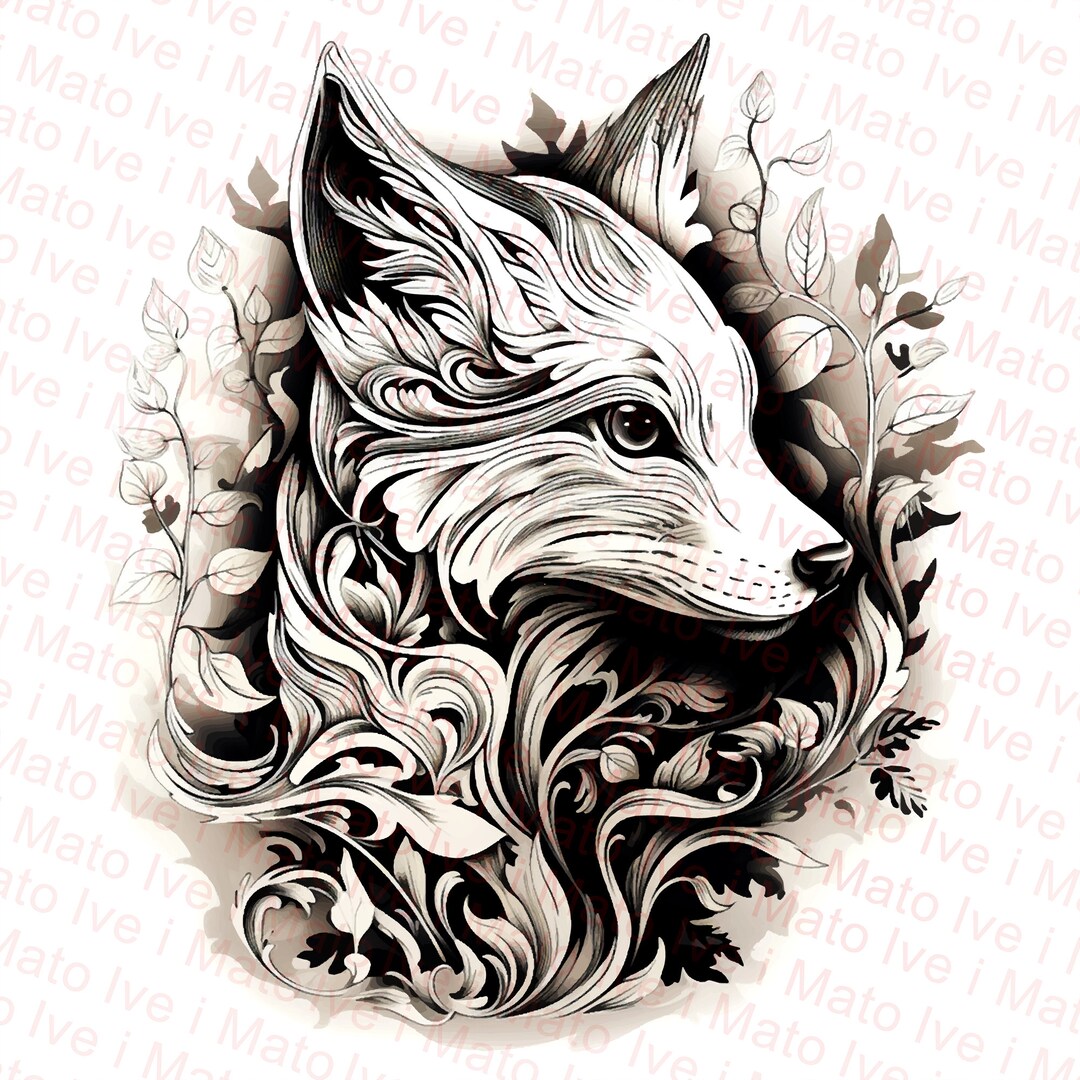 Laser Burn PNG | Fox | Digital Design | Laser Engraving PNG | Engrave ...