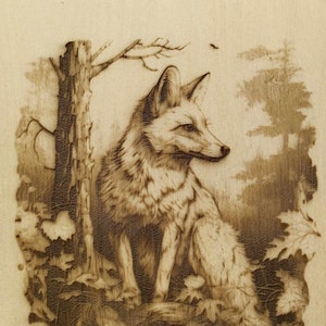 Pack of 12 Fox Laser Burn Images | Laser Ready | Atomstack | Xtool ...