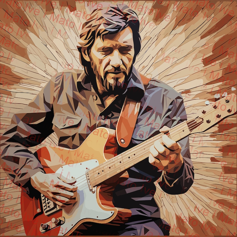 Waylon Jennings Svg - Etsy