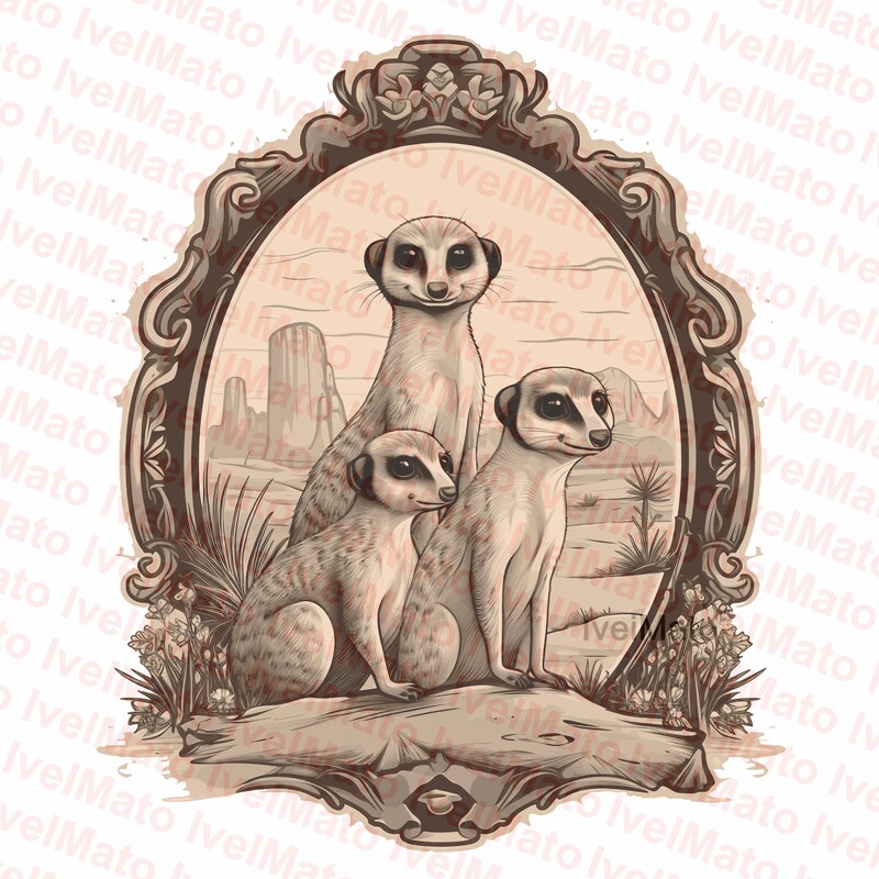 Meerkat Family - Etsy