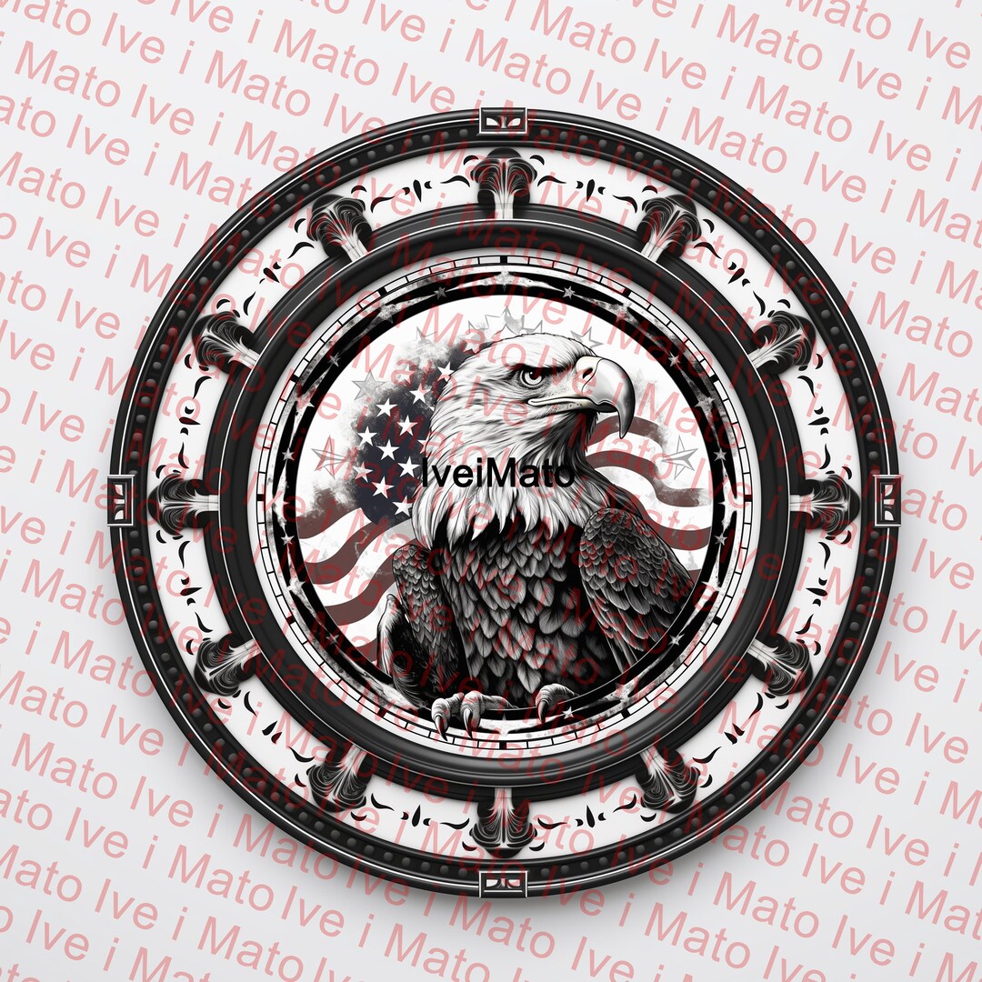 Eagle Clock Laser Engraving PNG | Digital Design | Xtool | Glowforge ...