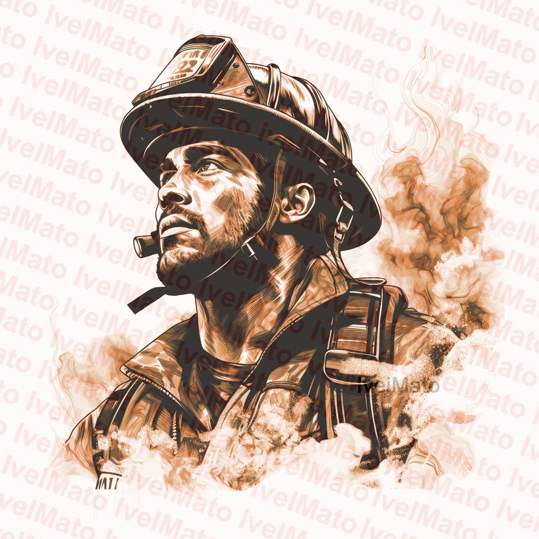 Fireman Laser Burn PNG | Digital Vector Design | Xtool | Glowforge ...
