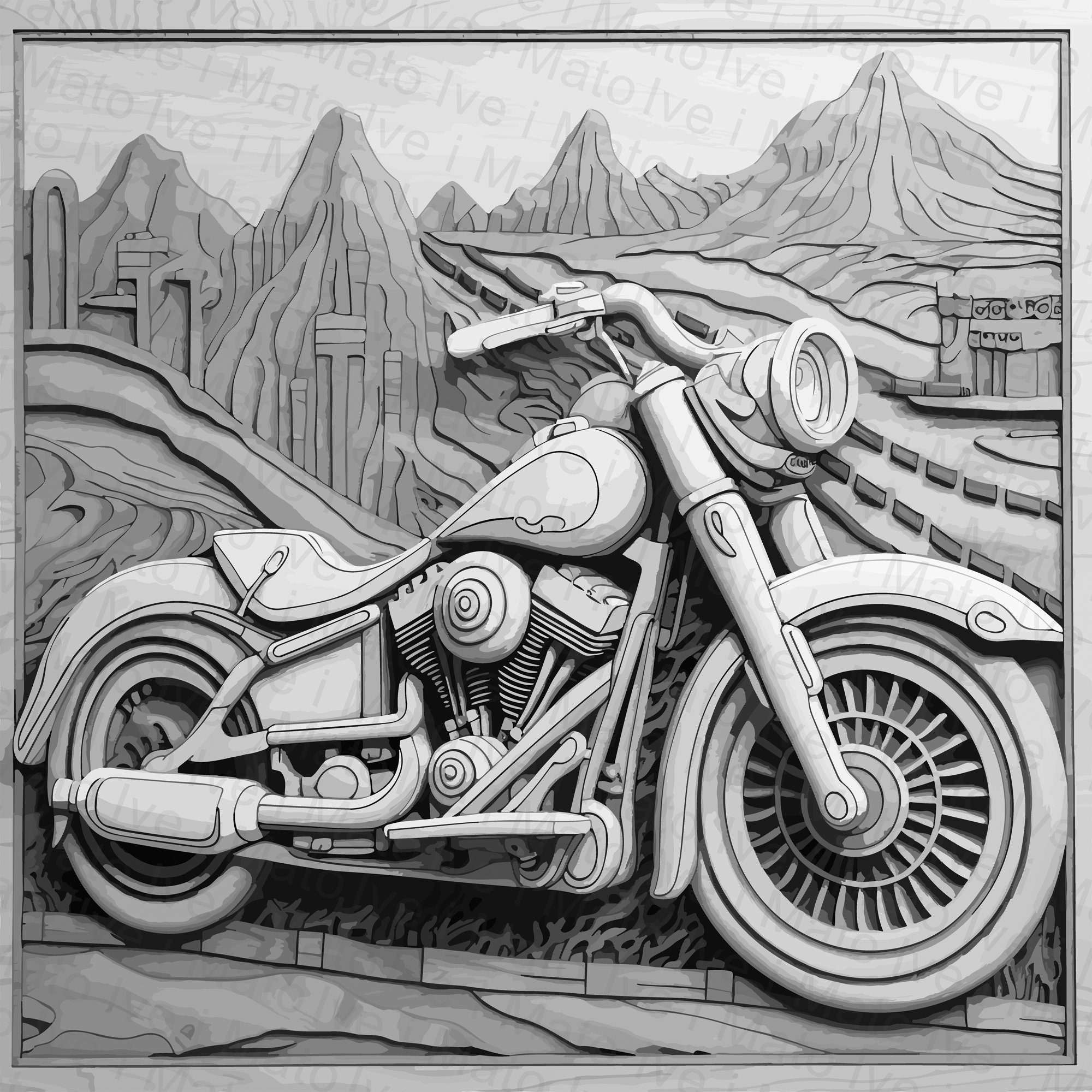 Harley Davidson Laser Engraving PNG Digital Design Xtool Glowforge ...