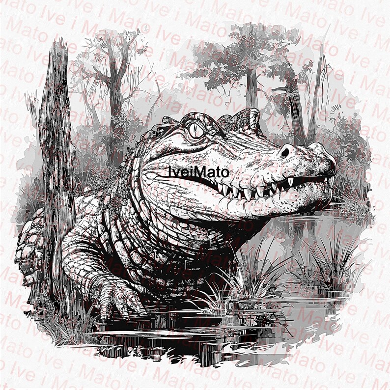 Alligator Laser Burn PNG Digital Design Engrave Laser Engraving PNG ...