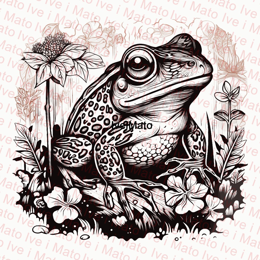 Frog | Laser Engraving PNG | Digital Design | Engrave | Xtool ...