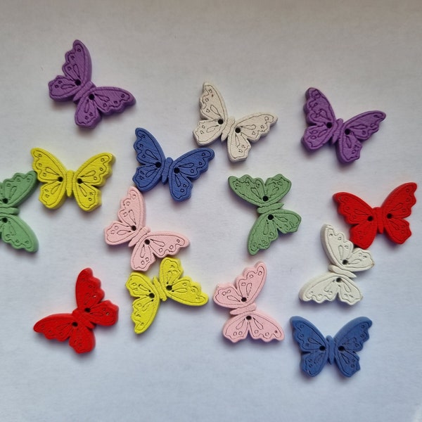 Butterfly Buttons - Etsy