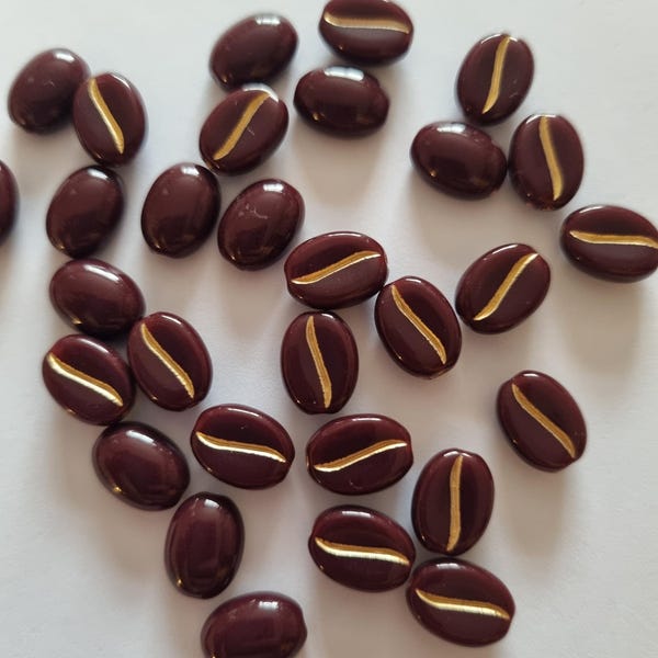 Coffee Bean Beads - Etsy