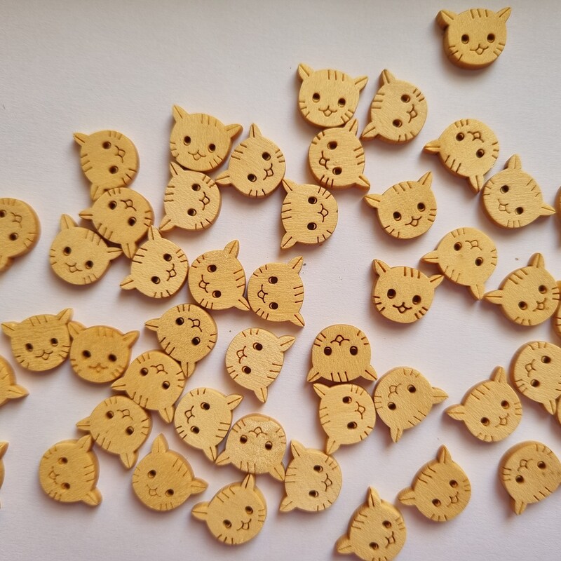 Cat Buttons - Etsy