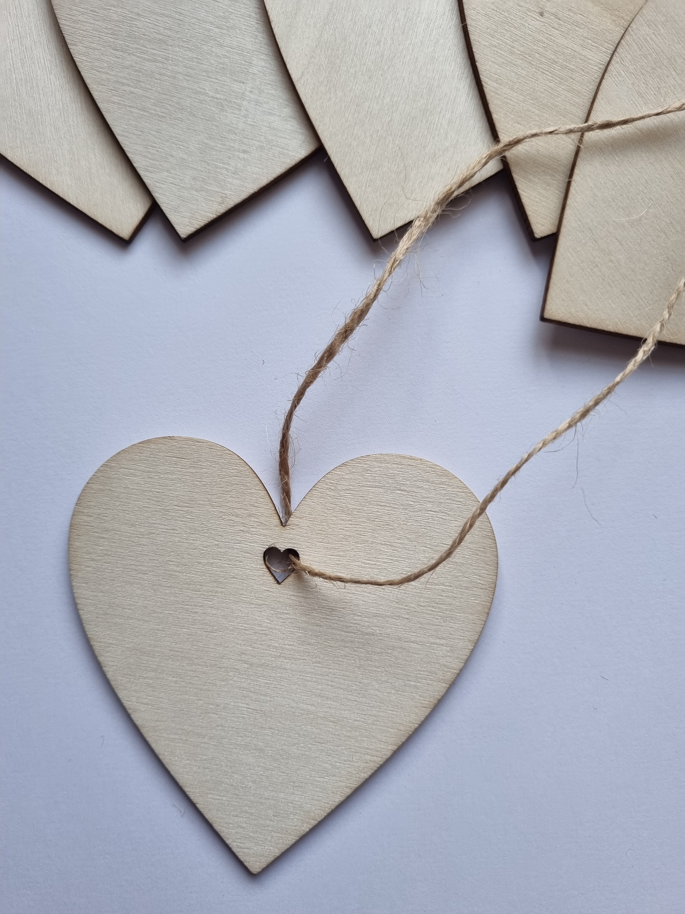 Blank Wood Heart Shapes,diy Woodcraft Supplies,wood Heart Tags,heart ...