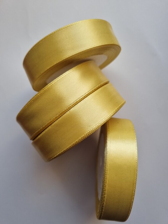 Light gold satin ribbon store