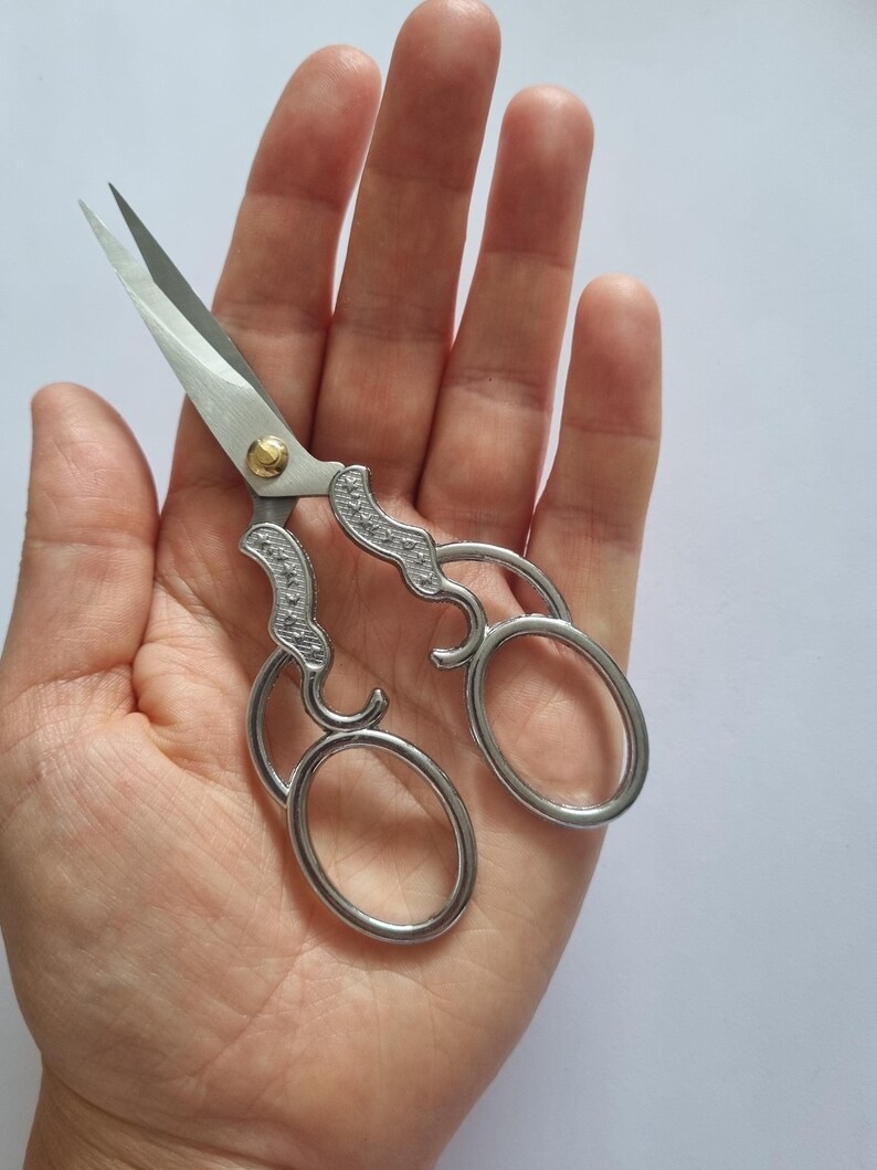 Silver Colour Embroidery Scissors,antique Style Scissors,cutting Tool ...