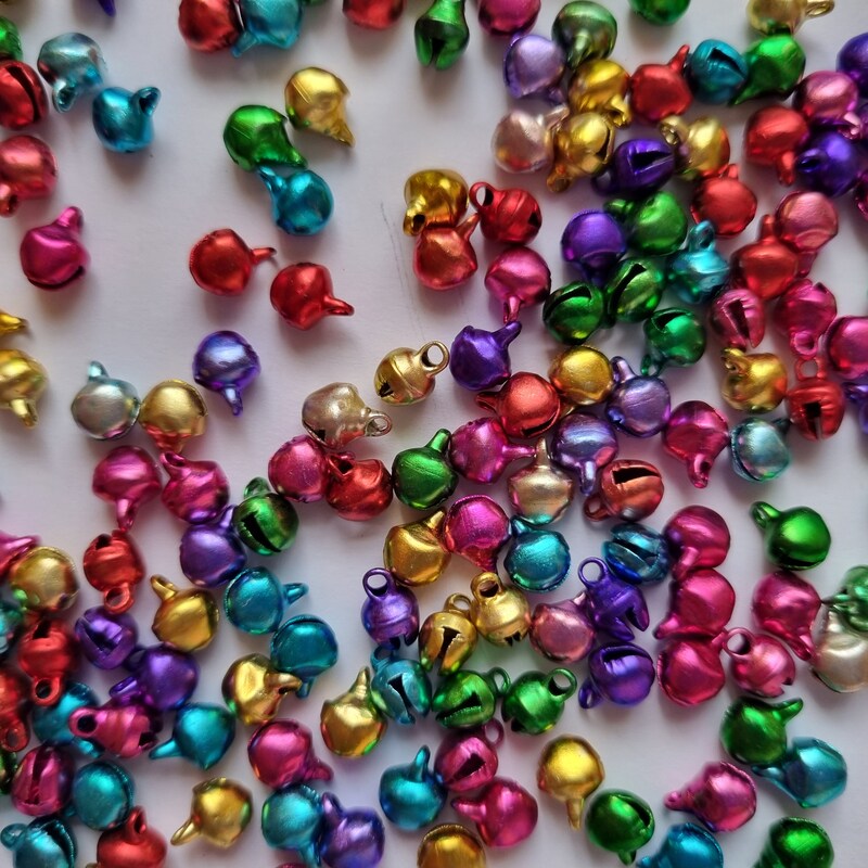 Tiny Bell Charm - Etsy