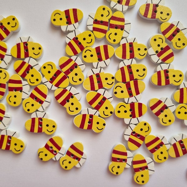 Bee Buttons - Etsy