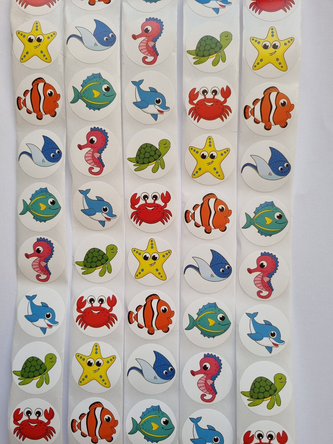 Small Sea Life Stickers,colourful Underwater Stickers,scrapbook Craft ...