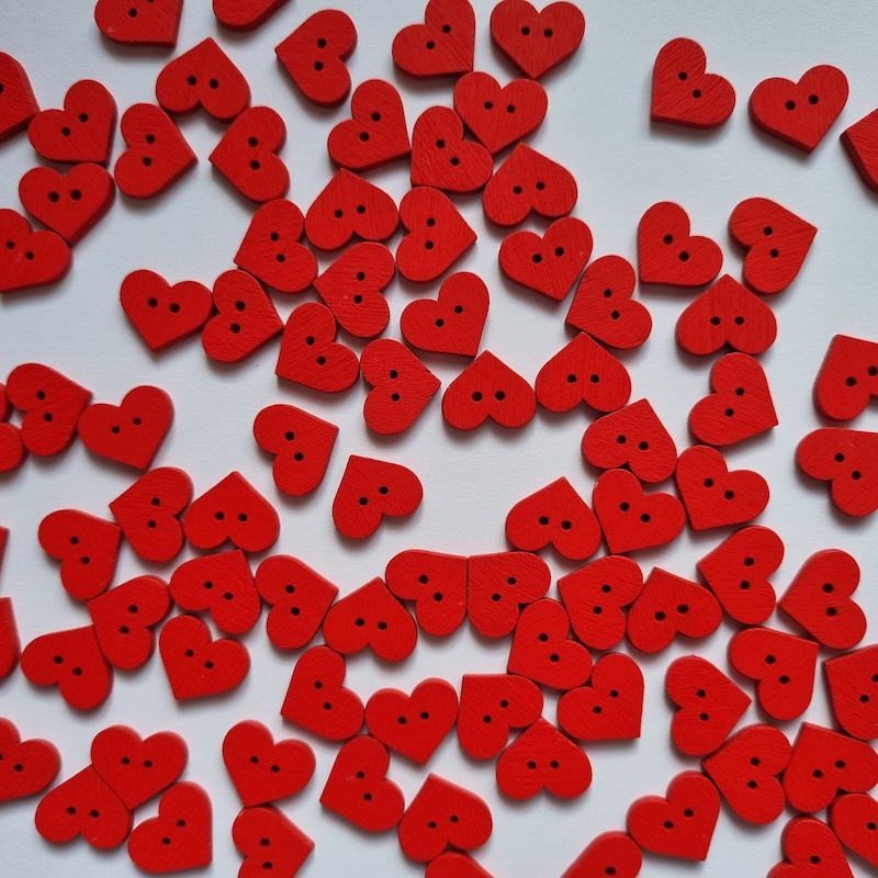 Heart Buttons - Etsy UK