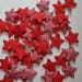 50 Fabric Padded Stars,red Stars,table Decorations,party Decor,wedding ...
