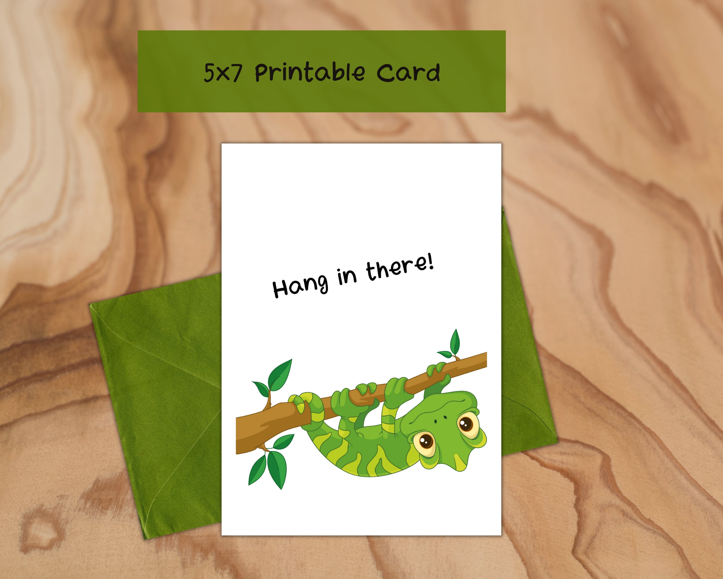 Printable Hang in There Greeting Card - Thinking of You - Blank Card - Etsy