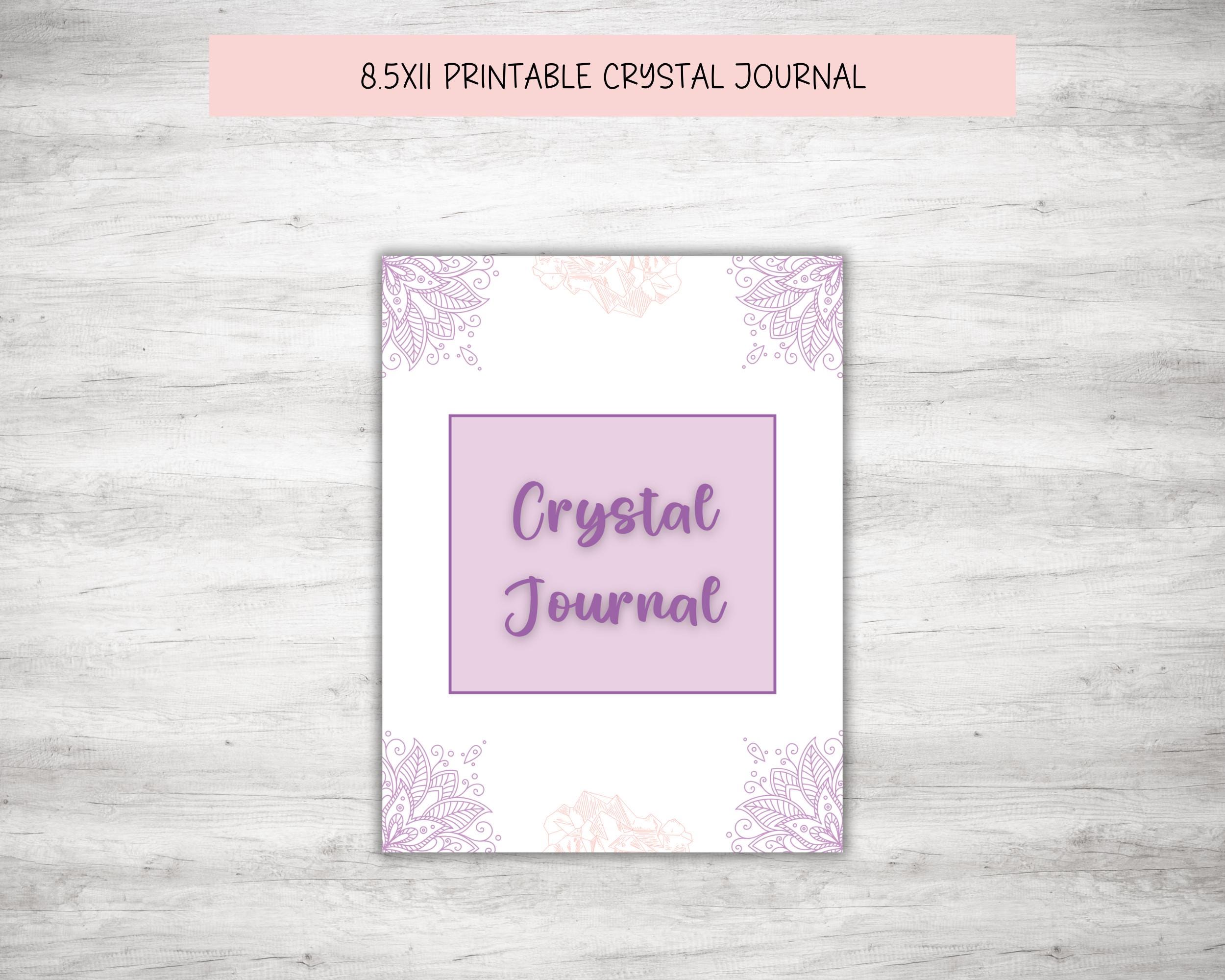 Printable 9 Page Crystal Journal -crystal Description Journal - Crystal ...