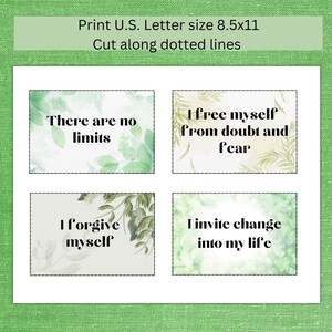 32 Affirmation Cards - Printable Affirmations for Self-love and ...