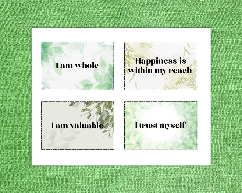 32 Affirmation Cards - Printable Affirmations for Self-love and ...