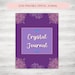 Printable 9 Page Crystal Journal crystal Description Journal Crystal ...