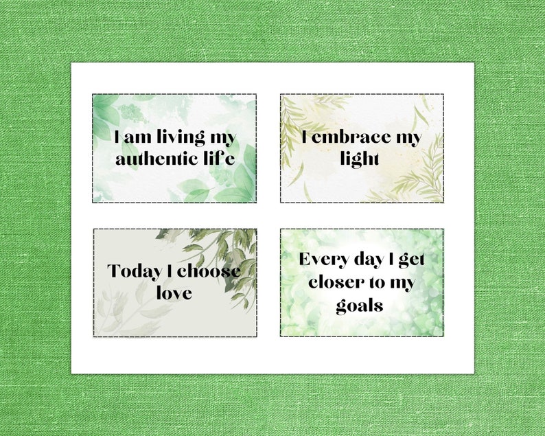 32 Affirmation Cards - Printable Affirmations for Self-love and ...