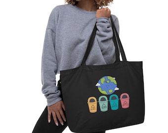 EARTH TOTE BAG Peace on Earth Save the Earth Tote Environmental Tote ...
