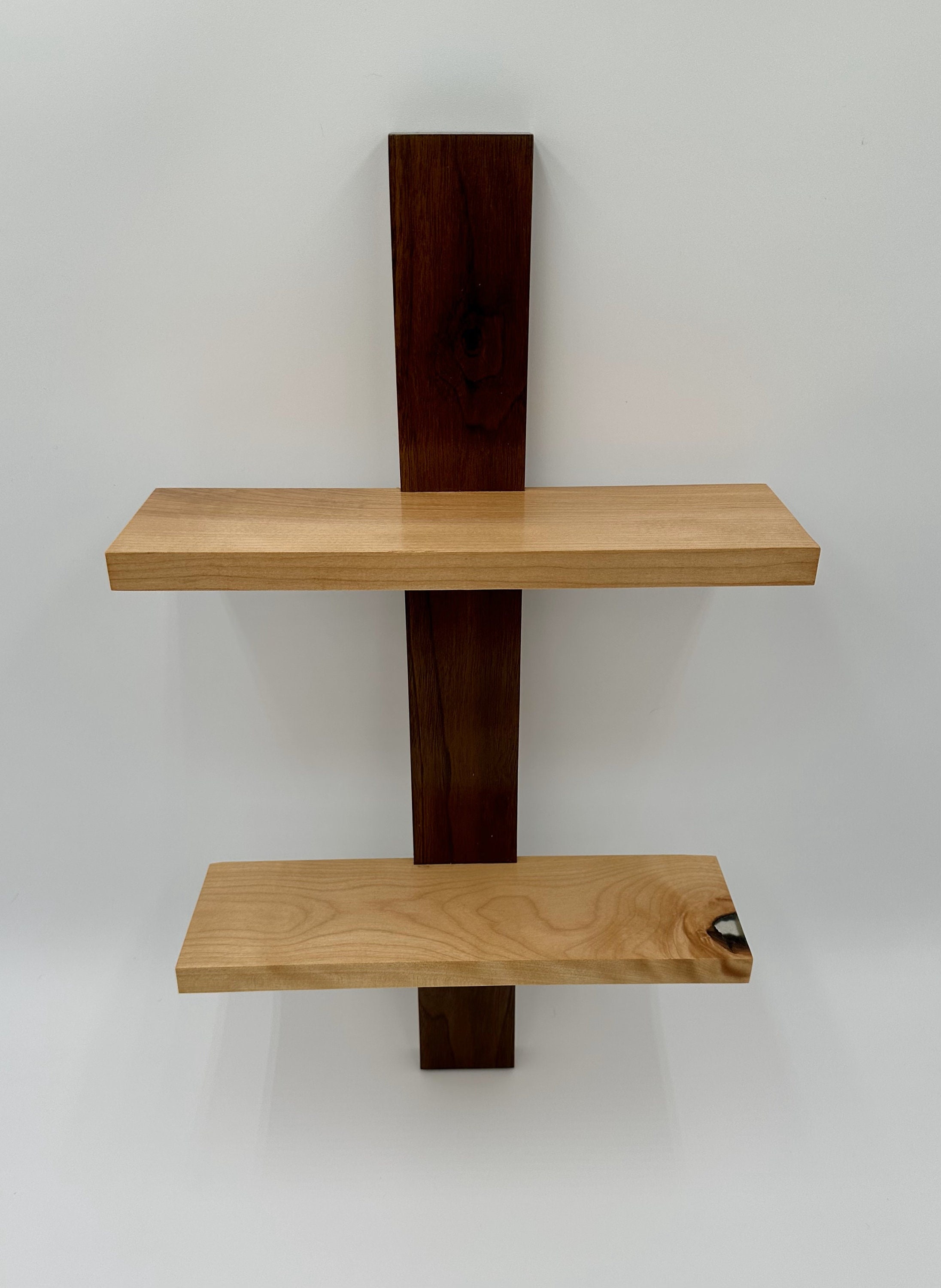 Minimalist Midcentury Two Tier Shelf - Etsy