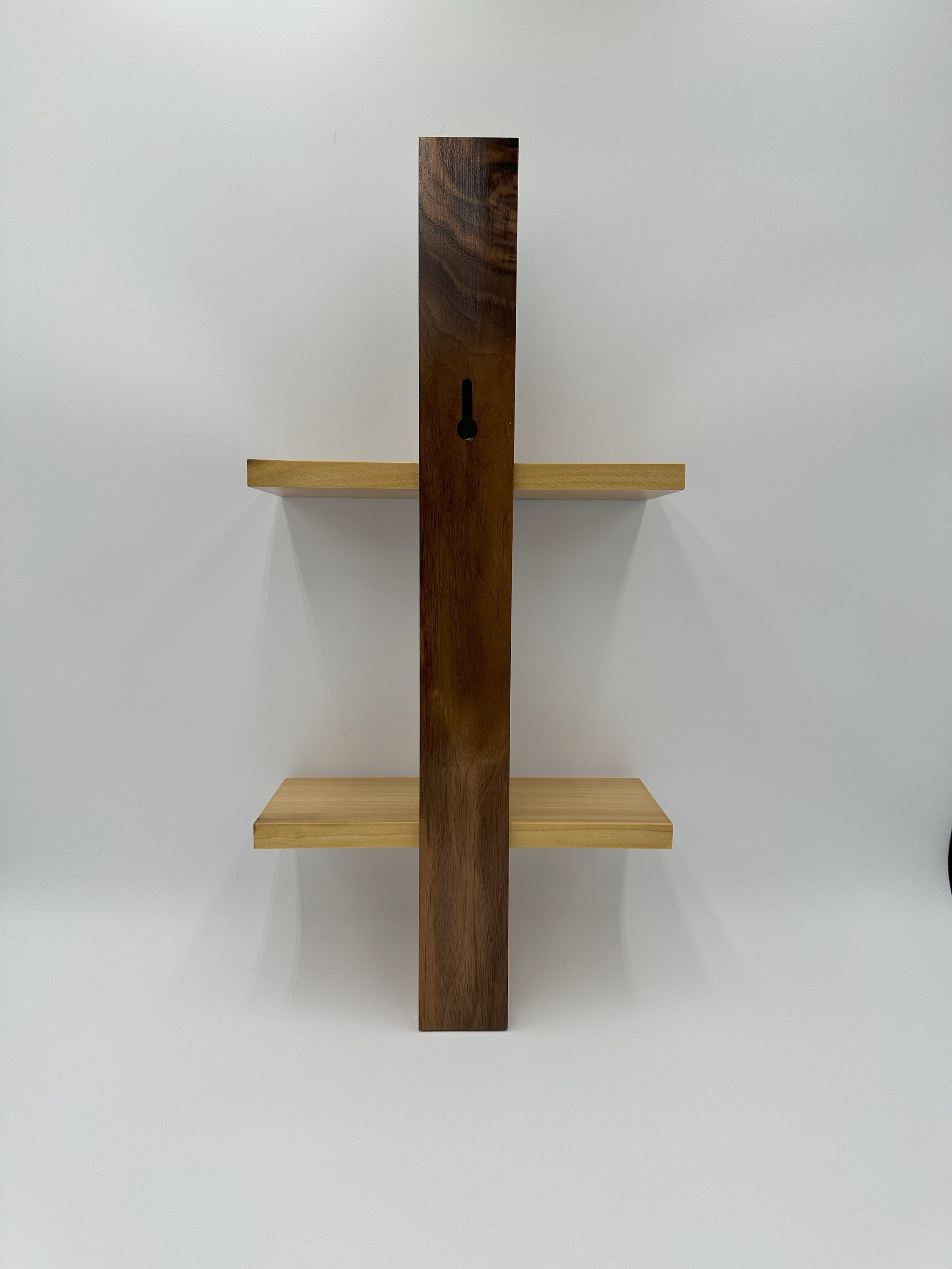 Minimalist Midcentury Two Tier Shelf - Etsy