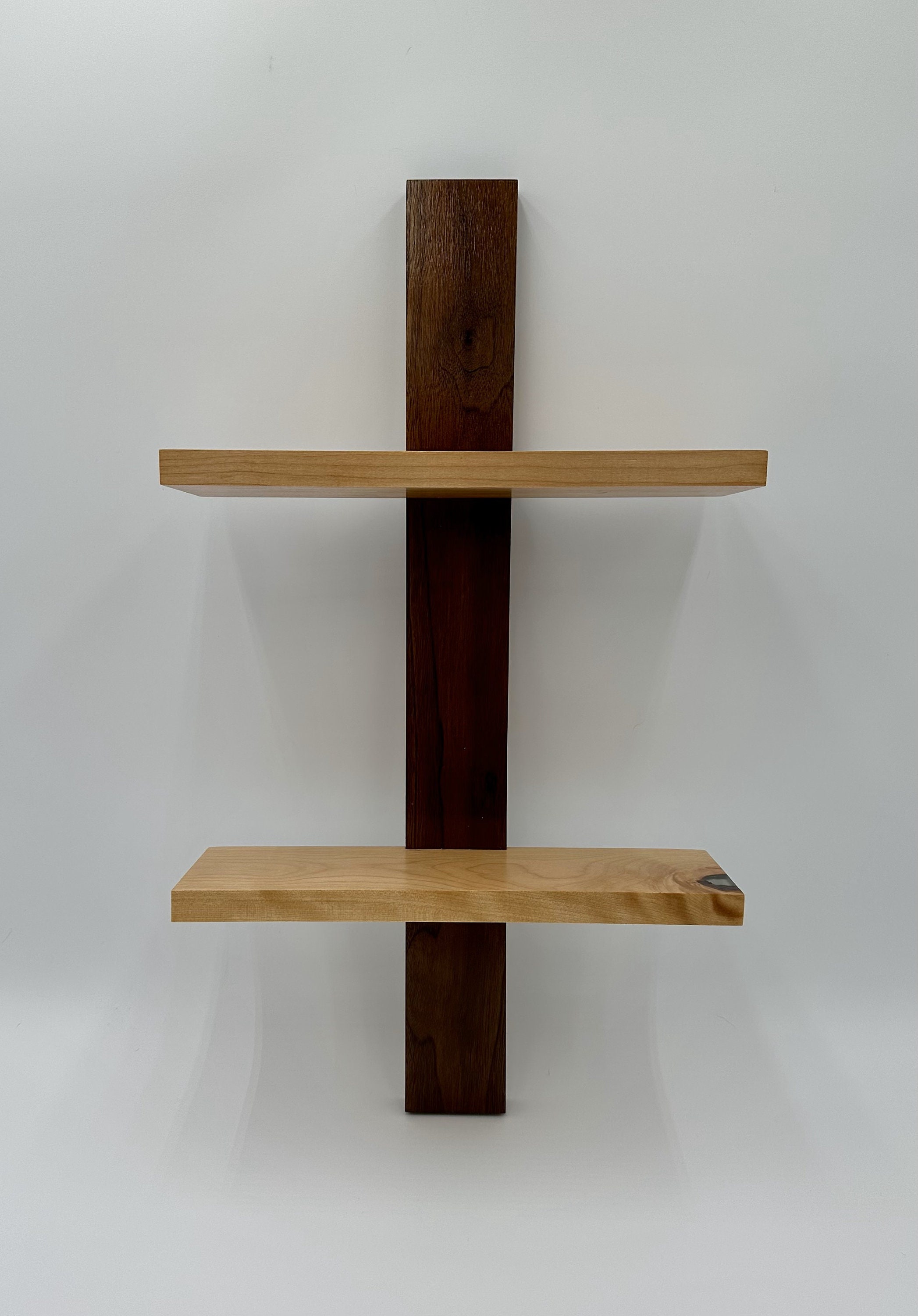 Minimalist Midcentury Two Tier Shelf - Etsy